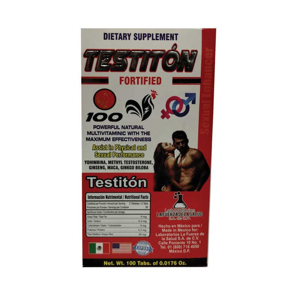 Testiton Extra Fuerte Potente Multivitaminico Matural Con Maxima Efica ...
