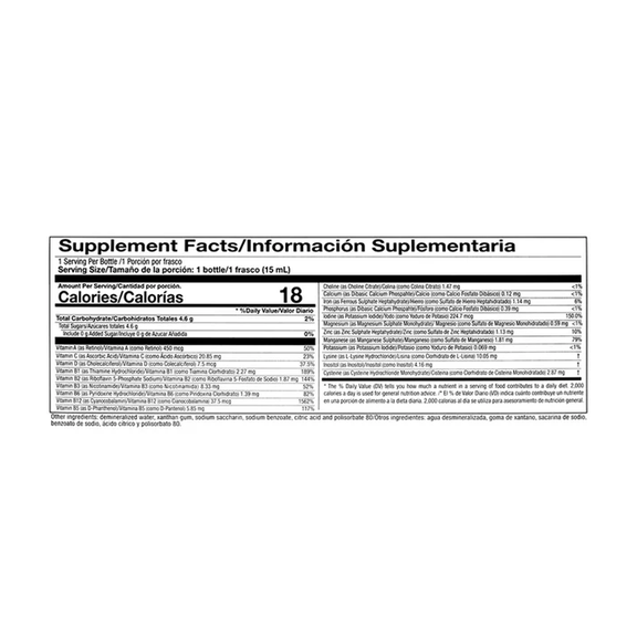 Megavital Forte + Complejo B12 Jarabe Vitaminado, 21 Botellas de 0.5 f ...
