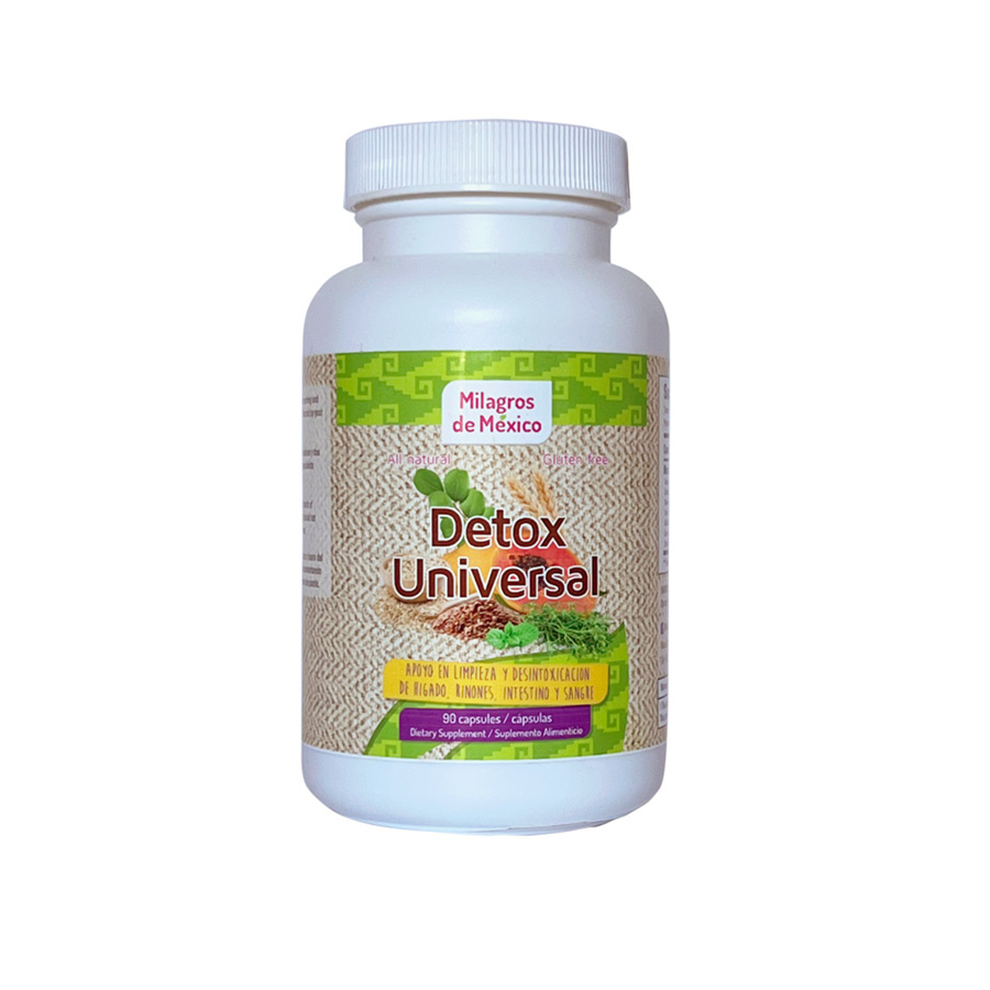 Milagros de Mexico Detox Universal, 90 Capsulas