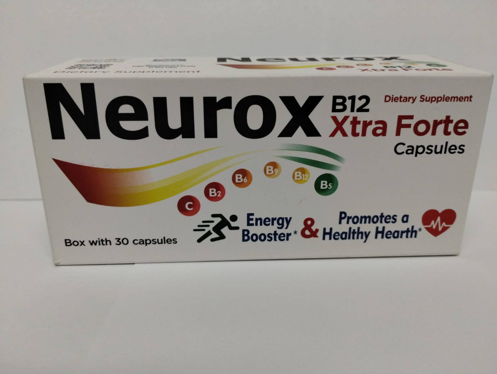 Neurox B12 Xtra Forte Refuerza la Energía y Favorece El Corazón, 30 Ca – Milagros de Mexico