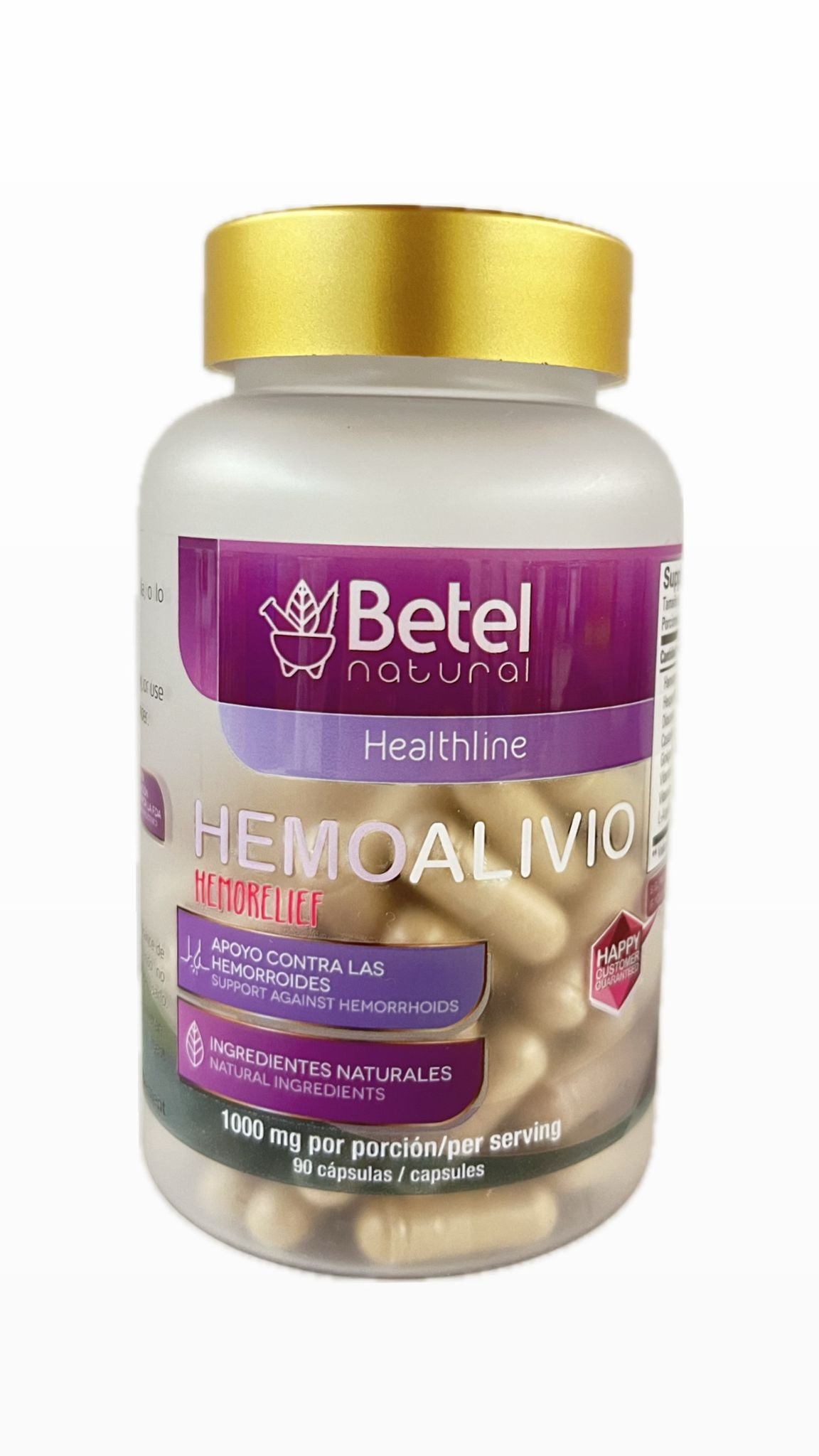 BETEL HEMOALIVIO- MORADO SN ESTRENIMIENTO 90 CAP – Milagros de Mexico