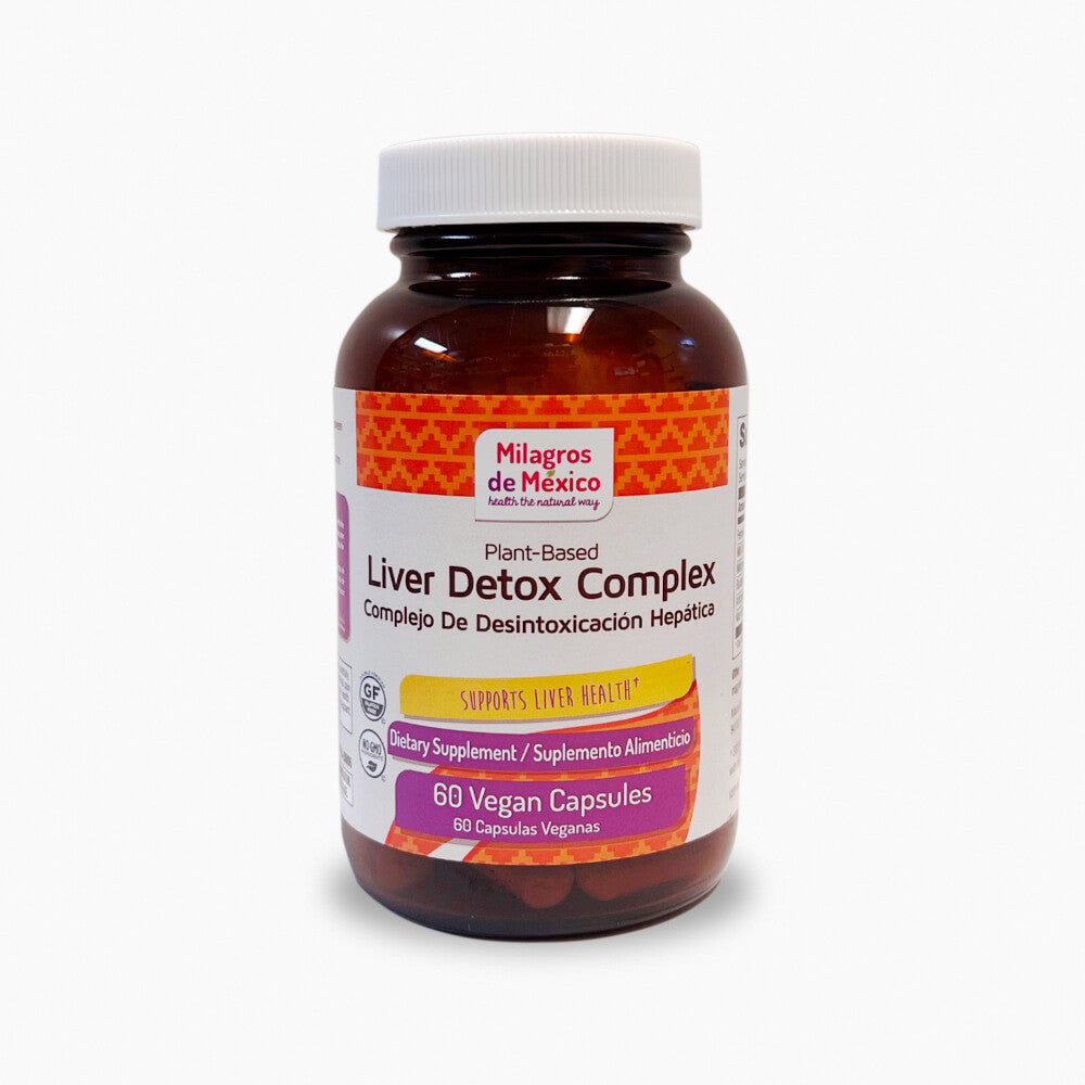 Milagros de Mexico Complejo Desintoxicación Hepática, 60 Cápsulas
